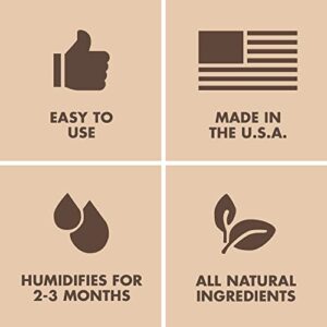 Boveda 72% Two-Way Humidity Control Packs For Wood Humidifier Boxes – Size 60 – 20 Pack – Moisture Absorbers – Humidifier Packs – Hydration Packets in Resealable Bag