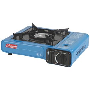 coleman portable butane stove with carrying case