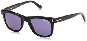 tom ford leo tf336 ft0336 authentic designer sunglasses 01v shiny blk glasses