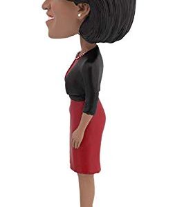 Royal Bobbles Michelle Obama Bobblehead, Premium Polyresin Lifelike Figure, Unique Serial Number, Exquisite Detail