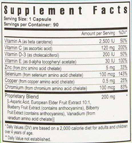 Youngevity Ultimate Selenium Trace Element Formula - 90 Capsules | Selenium 100 MCG + Other Essential Vitamins and Minerals (1 Pack)