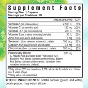 Youngevity Ultimate Selenium Trace Element Formula - 90 Capsules | Selenium 100 MCG + Other Essential Vitamins and Minerals (1 Pack)