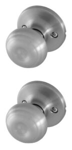 honeywell safes & door locks 8101303 classic passage door knob, satin nickel