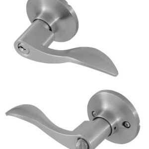 Honeywell 8106301 Wave Entry Door Lever, Satin Nickel