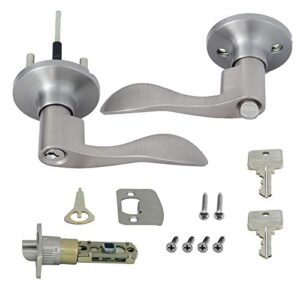 Honeywell 8106301 Wave Entry Door Lever, Satin Nickel