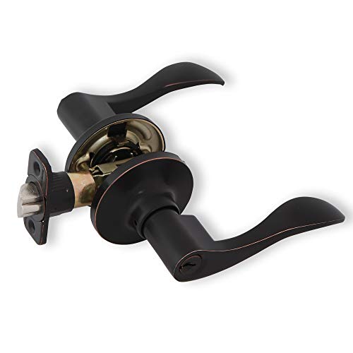 Honeywell 8106401 Wave Entry Door Lever, Oil Rubbed Bronze