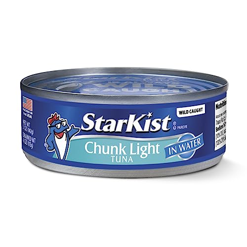 StarKist Chunk Light Tuna in Water, 5 oz Can, Pack of 8