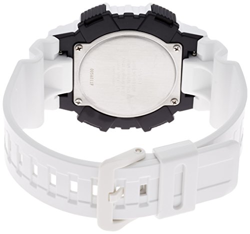 Casio Men's AQ-S810WC-7AVCF Analog-Digital Display Quartz White Watch, White/Black