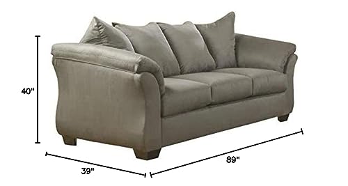 Signature Design by Ashley Darcy Casual Plush Sofa, Grayish Brown