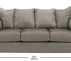 Signature Design by Ashley Darcy Casual Plush Sofa, Grayish Brown