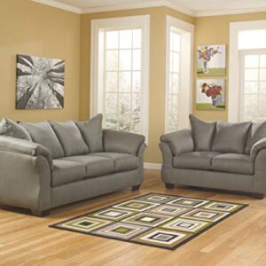 Signature Design by Ashley Darcy Casual Plush Sofa, Grayish Brown