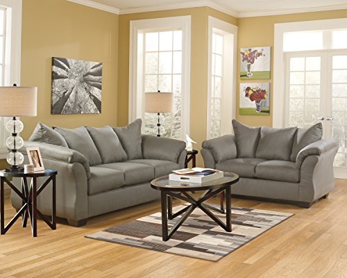 Signature Design by Ashley Darcy Casual Plush Sofa, Grayish Brown