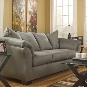 Signature Design by Ashley Darcy Casual Plush Sofa, Grayish Brown