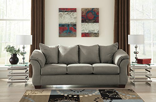 Signature Design by Ashley Darcy Casual Plush Sofa, Grayish Brown