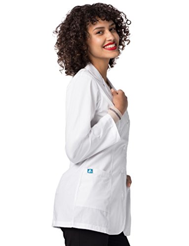 Adar Universal Lab Coats for Women - Princess Cut 30" Consultation Lab Coat - 806 - White - 3X