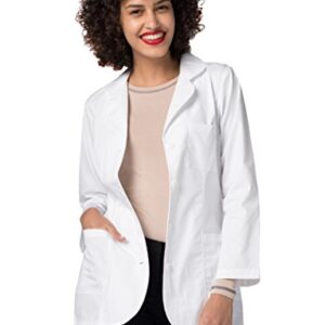 Adar Universal Lab Coats for Women - Princess Cut 30" Consultation Lab Coat - 806 - White - 3X