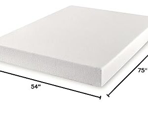 Best Price Mattress 8 Inch Full Mattress Bed-In-A-Box, Green Tea Memory Foam , White