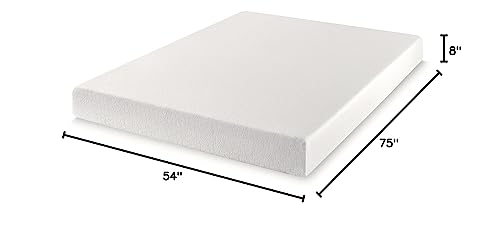 Best Price Mattress 8 Inch Full Mattress Bed-In-A-Box, Green Tea Memory Foam , White