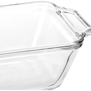 Anchor Hocking 1.5-Quart Oven Basics Loaf Dish, Set of 3, Clear