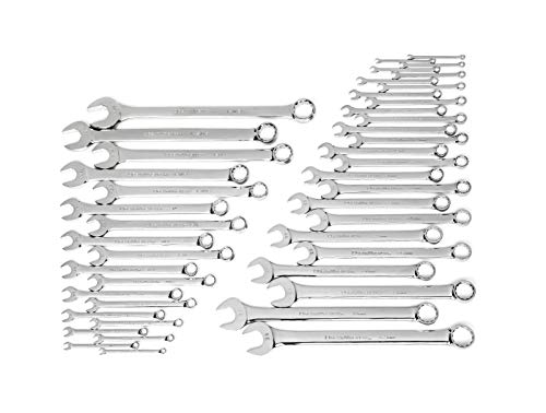 GEARWRENCH 44 Pc. Master Combination Wrench Set, Metric/SAE - 81919