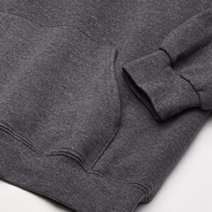 Fruit of the Loom Boys' Fleece Sweatshirts, Hoodies, Sweatpants & Joggers, Pullover-Charcoal Heather, X-Small