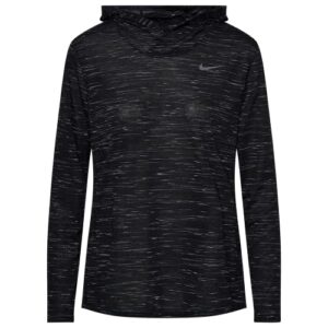 nike legend veneer women's hoodie hooded sweatshirt, black, medium