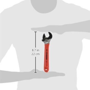 Crescent 8" Adjustable Cushion Grip Wrench - Carded, AC28CVS