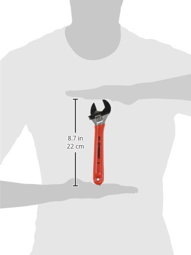 Crescent 8" Adjustable Cushion Grip Wrench - Carded, AC28CVS