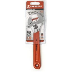 Crescent 8" Adjustable Cushion Grip Wrench - Carded, AC28CVS