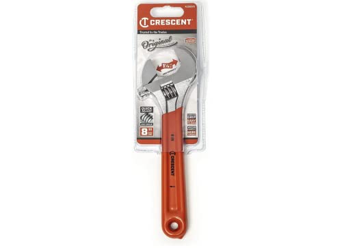 Crescent 8" Adjustable Cushion Grip Wrench - Carded, AC28CVS