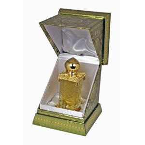 Ajwa - Arabian Designer Essential Perfume Oil Fragrance - Long Lasting Attar/Itar/Ittar - Alcohol Free - for Men and Women - Hombre y Mujer - Exquisite glass bottle - By Haramain