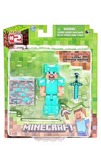 Minecraft Diamond Steve Figure Pack