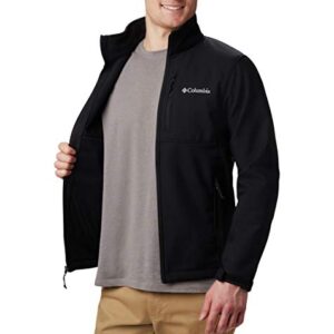 Columbia Men's Ascender Softshell Front-Zip Jacket, Black, Medium