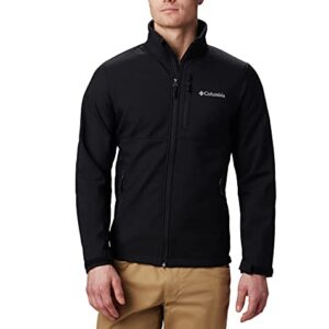 Columbia Men's Ascender Softshell Front-Zip Jacket, Black, Medium