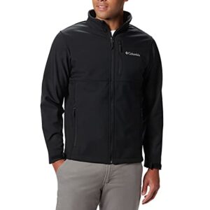 Columbia Men's Ascender Softshell Front-Zip Jacket, Black, Medium