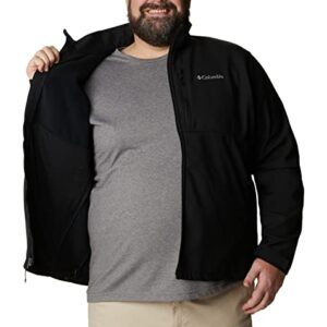 Columbia Men's Ascender Softshell Front-Zip Jacket, Black, Medium