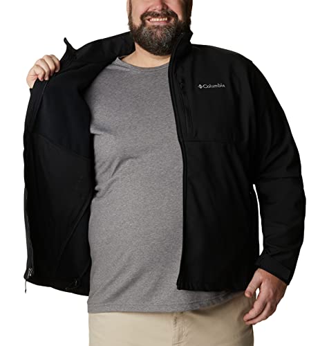 Columbia Men's Ascender Softshell Front-Zip Jacket, Black, Medium