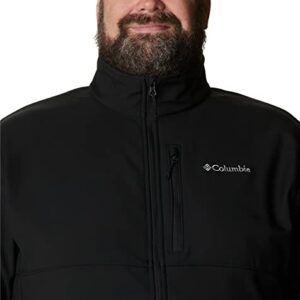 Columbia Men's Ascender Softshell Front-Zip Jacket, Black, Medium