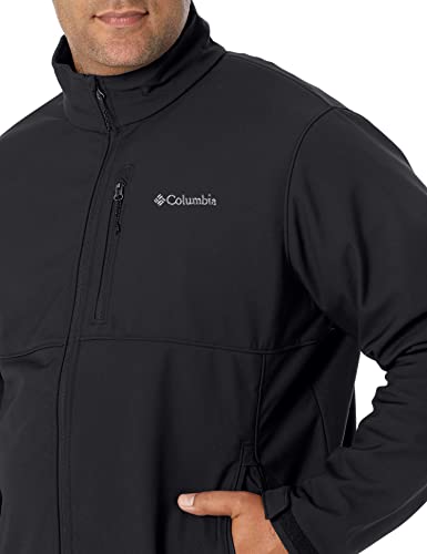 Columbia Men's Ascender Softshell Front-Zip Jacket, Black, Medium