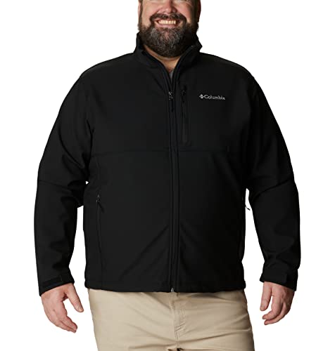 Columbia Men's Ascender Softshell Front-Zip Jacket, Black, Medium