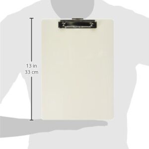 OIC Low-Profile Clip Plastic Clipboard