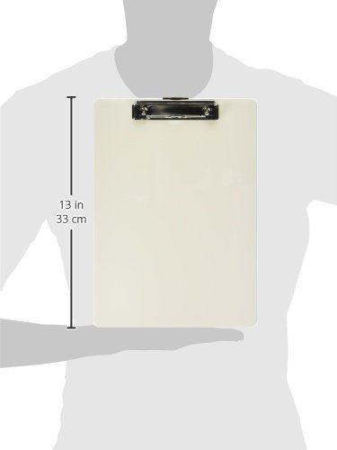 OIC Low-Profile Clip Plastic Clipboard