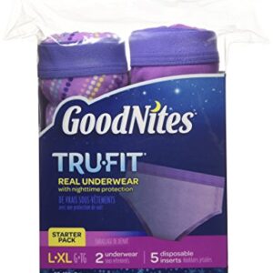 Goodnites Durable Underwear Starter Kit Large/X-Large Girl, 7-Count