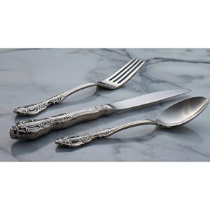 Oneida Michelangelo Fine Flatware Dinner Fork, Set of 4 , 18/10 Stainless Steel, Silverware Set, Dishwasher Safe