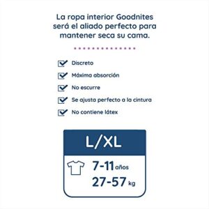 Goodnites, Girls Bedwetting Underwear, L/XL, 11 Ct