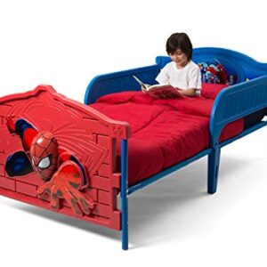 Marvel Spider-Man Plastic 3D-Footboard Twin Bed by Delta Children