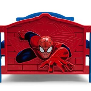 Marvel Spider-Man Plastic 3D-Footboard Twin Bed by Delta Children