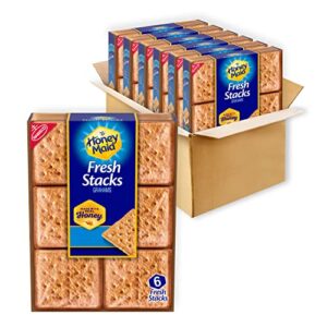 honey maid fresh stacks graham crackers, flavour, 73.2 ounce , 6 count (pack of 6)