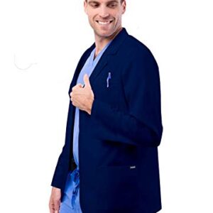 Adar Universal Unisex Lab Coats - Classic 31" Consultation Lab Coat - 805 - Navy - 3X