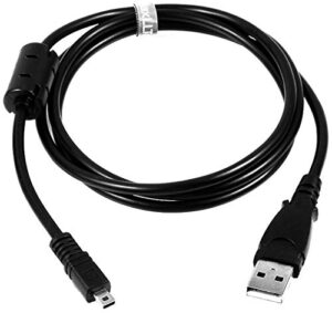 maxllto 5ft long usb data+battery charging cable/cord/lead for fujifilm camera finepix xp60 xp65